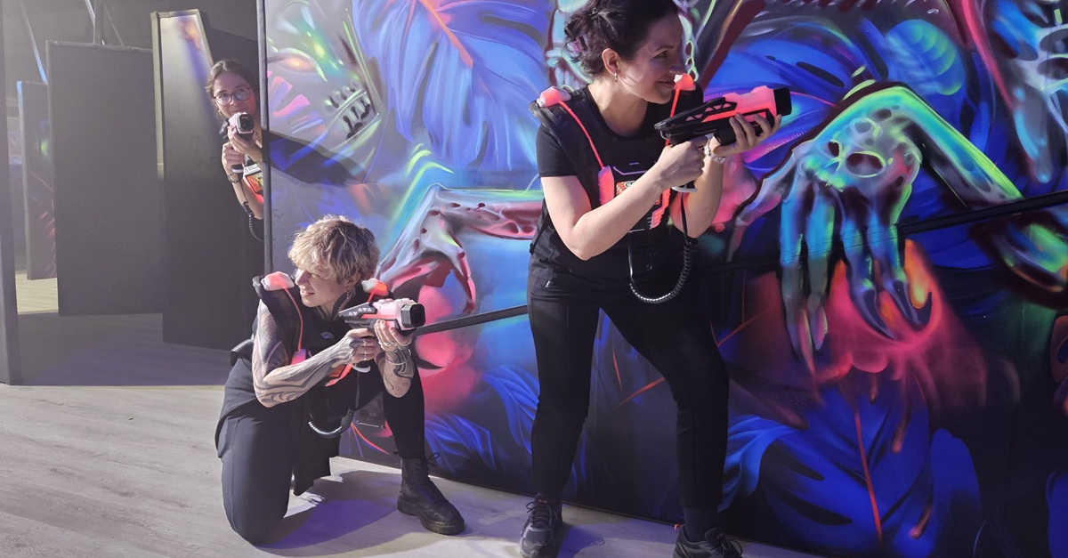 Lasertag-Halle und Pixel Games im Prater: Test mit Video